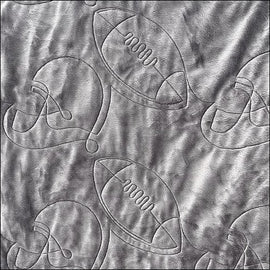 Football Gear - Quilting Pantograph Pattern — QuiltingPantographs.com