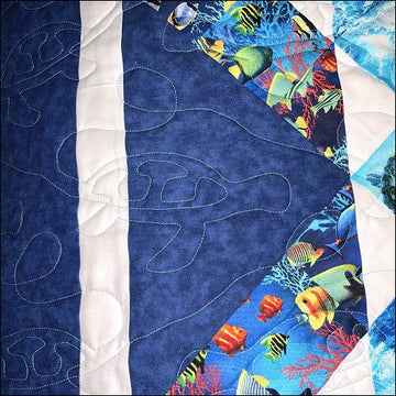 Sea Turtle - Quilting Pantograph Pattern — QuiltingPantographs.com