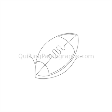 Football Touchdown - Quilting Pantograph Pattern — QuiltingPantographs.com