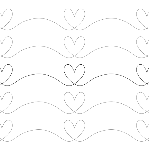 Continuous Quilting Pantograph Patterns