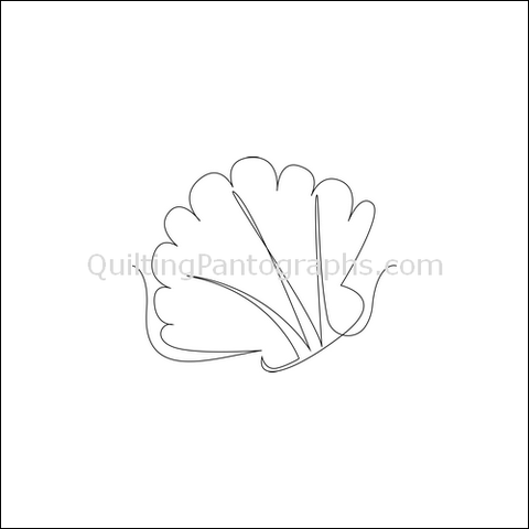 Ocean Seashells - Quilting Pantograph Pattern — QuiltingPantographs.com