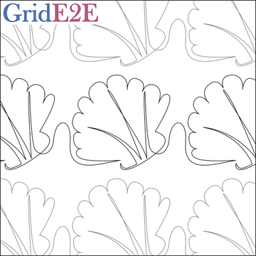 Ocean Seashells - Quilting Pantograph Pattern — QuiltingPantographs.com