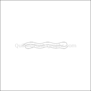 Ocean Water Waves - Quilting Pantograph Pattern — QuiltingPantographs.com
