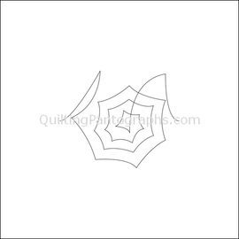 Tangled Spiderwebs - Quilting Pantograph Pattern — QuiltingPantographs.com