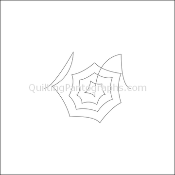 Tangled Spiderwebs - Quilting Pantograph Pattern — QuiltingPantographs.com