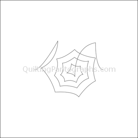 Tangled Spiderwebs - Quilting Pantograph Pattern — QuiltingPantographs.com