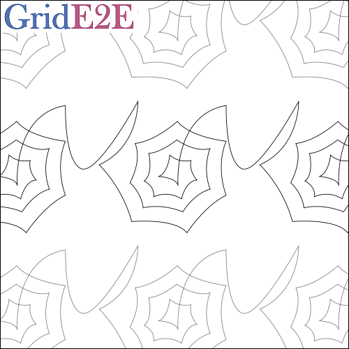 Tangled Spiderwebs - Quilting Pantograph Pattern — QuiltingPantographs.com