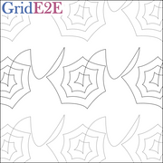 Tangled Spiderwebs - Quilting Pantograph Pattern — QuiltingPantographs.com