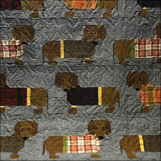 Dexter's Dog Bone - Quilting Pantograph Pattern — QuiltingPantographs.com