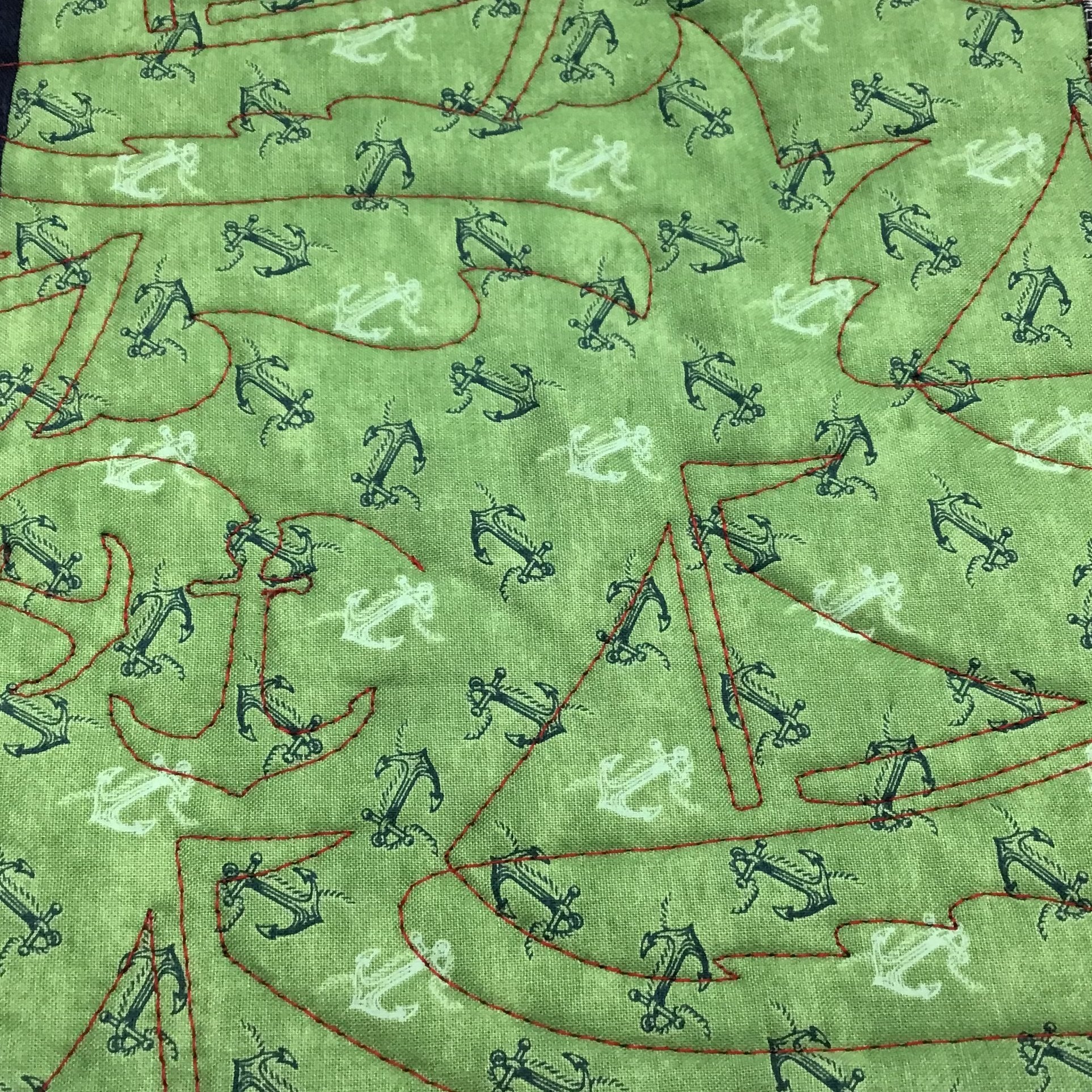 Anchors Away - Quilting Pantograph Pattern — QuiltingPantographs.com