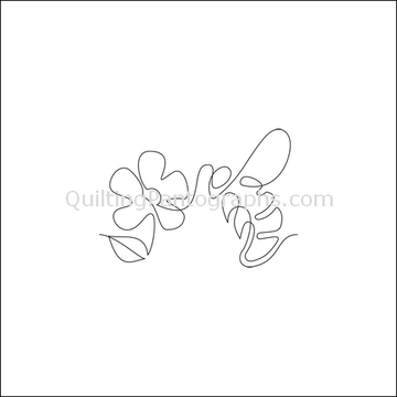 Honey Bee - Quilting Pantograph Pattern — QuiltingPantographs.com