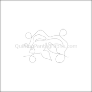 Lady Fish - Quilting Pantograph Pattern — Quilting Pantographs