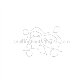 Lady Fish - Quilting Pantograph Pattern — Quilting Pantographs