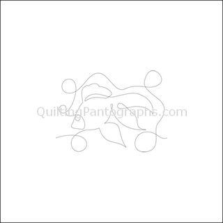 Lady Fish - Quilting Pantograph Pattern — QuiltingPantographs.com