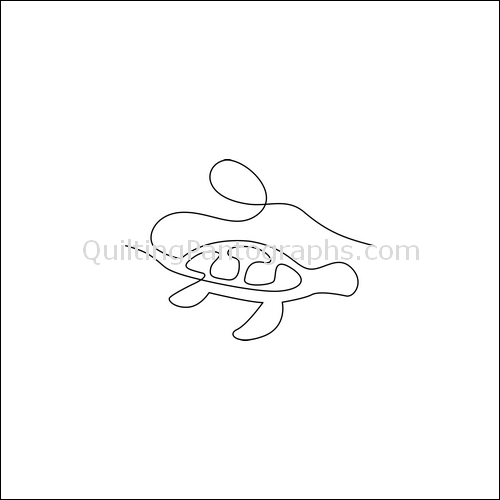 Sea Turtle - Quilting Pantograph Pattern — QuiltingPantographs.com