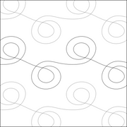 Circle Swirls - Quilting Pantograph Pattern — QuiltingPantographs.com