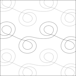 Circle Swirls - Quilting Pantograph Pattern — QuiltingPantographs.com