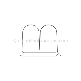 Clamshell Double- Quilting Pantograph Pattern — Quilting Pantographs
