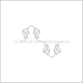 Fan Flip Nest - Quilting Pantograph Pattern — QuiltingPantographs.com