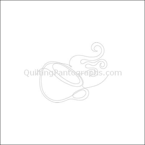 Morgan's Coffee - Quilting Pantograph Pattern — QuiltingPantographs.com