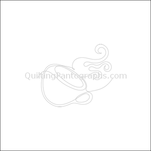 Morgan's Coffee - Quilting Pantograph Pattern — QuiltingPantographs.com