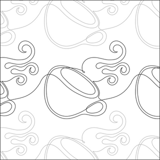 Morgan's Coffee - Quilting Pantograph Pattern — QuiltingPantographs.com