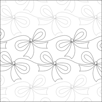 Christmas Bow - Quilting Pantograph Pattern — QuiltingPantographs.com