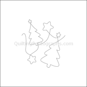 Christmas Tree Stars - Quilting Pantograph Pattern ...