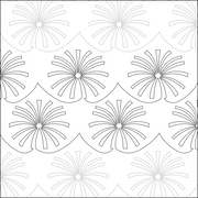 Firework Sparkler - Quilting Pantograph Pattern — QuiltingPantographs.com