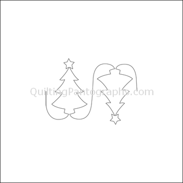 O' Christmas tree - Quilting Pantograph Pattern — QuiltingPantographs.com