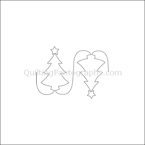 O' Christmas tree - Quilting Pantograph Pattern — QuiltingPantographs.com