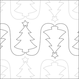 O' Christmas tree - Quilting Pantograph Pattern — QuiltingPantographs.com