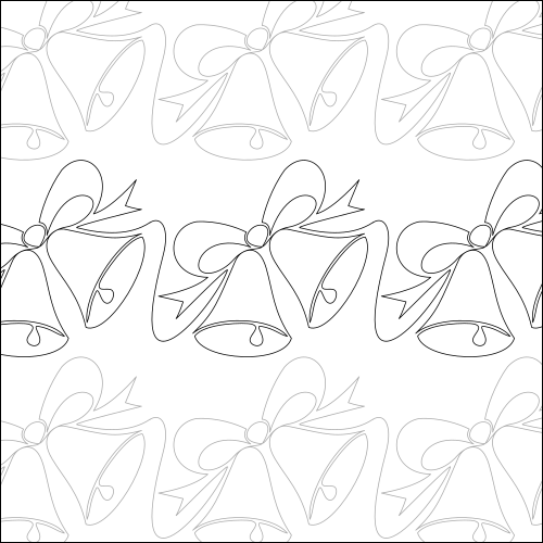 Silver Bells - Quilting Pantograph Pattern — QuiltingPantographs.com