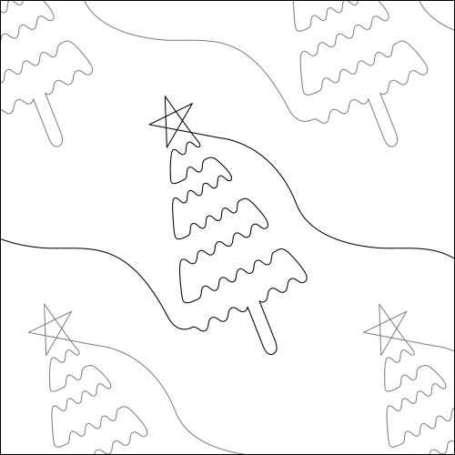 Singing Christmas Tree - Quilting Pantograph Pattern ...