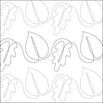 Fall Leaves - Quilting Pantograph Pattern — QuiltingPantographs.com