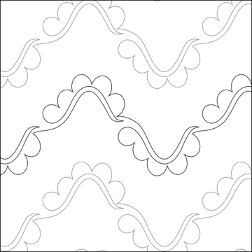 Paisley Feather Dance - Quilting Pantograph Pattern ...