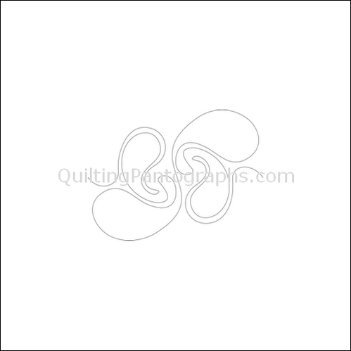 Paisley Swirls - Quilting Pantograph Pattern — QuiltingPantographs.com