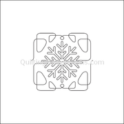 Winter Snowflake Border - Quilting Pantograph Pattern ...