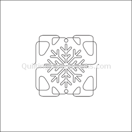Winter Snowflake Border - Quilting Pantograph Pattern ...