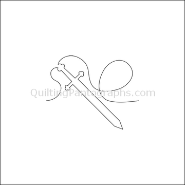 Sword of Peace - Quilting Pantograph Pattern — QuiltingPantographs.com