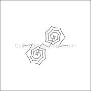 Spider Webs - Quilting Pantograph Pattern — QuiltingPantographs.com