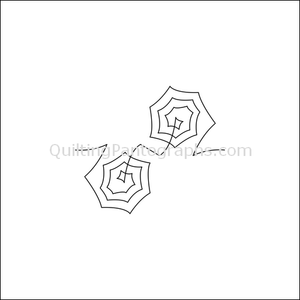 Spider Webs - Quilting Pantograph Pattern — QuiltingPantographs.com
