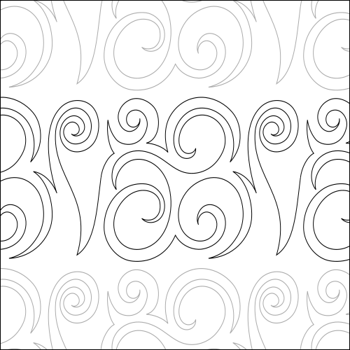 Cozy Swirls - Quilting Pantograph Pattern — QuiltingPantographs.com